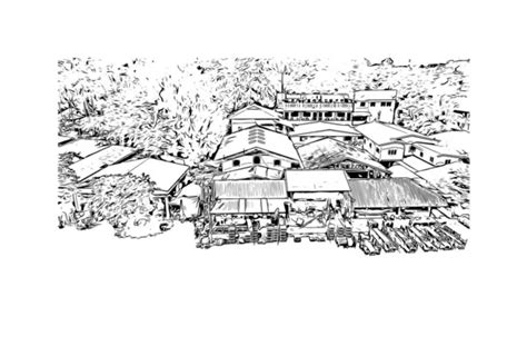 ⬇ Скачать картинки Деревня рисунок карандашом стоковые фото Деревня рисунок карандашом в