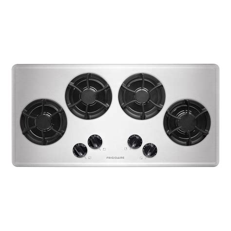 Frigidaire 36 In Recessed Gas Cooktop In Stainless Steel With 4