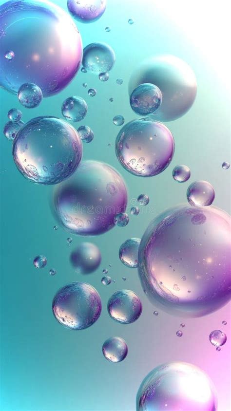 Floating Spheres Create A Vibrant Aesthetic On A Futuristic Cyber Background Stock Image Image