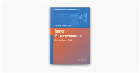 ‎tumor Microenvironment Sur Apple Books