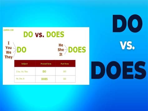 Do Does Teaching Resources