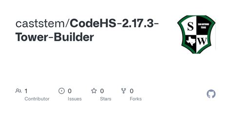 Github Caststemcodehs 2173 Tower Builder