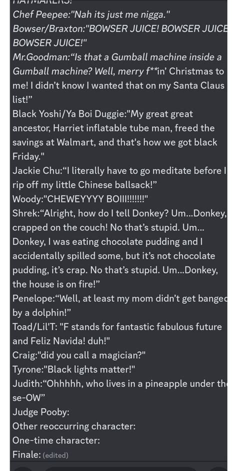 Every Characters Best Line Part 20 Judge Pooby Most Upvoted Comment Decides The Line R