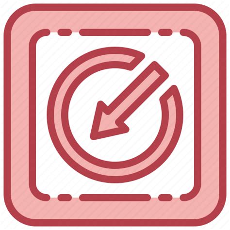 Bottom Left Corner Down Direction Icon Download On Iconfinder