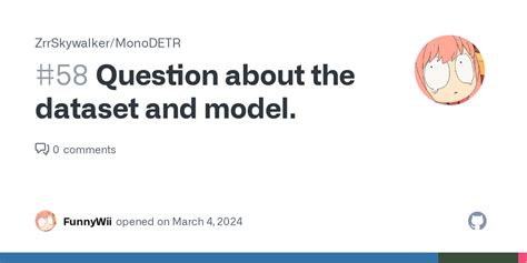 Question About The Dataset And Model · Issue 58 · Zrrskywalker Monodetr · Github