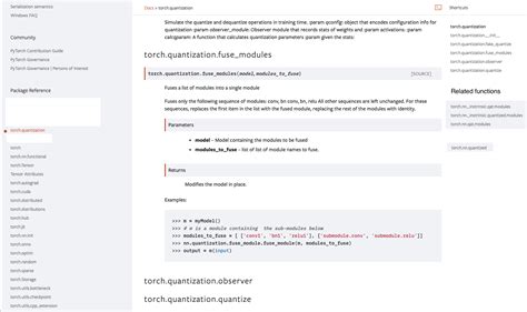 Navigation For Pytorch Quantization · Issue 26308 · Pytorch Pytorch · Github