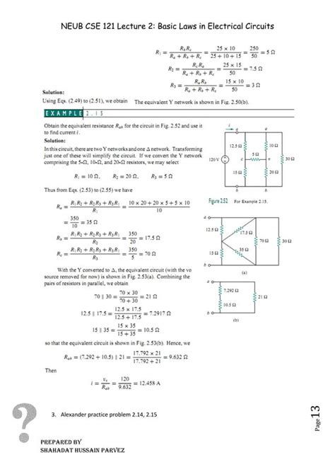 Neub Cse Lec Pdf Basic Electric And Circuit PDF