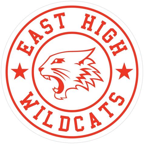 East High Wildcats Sticker Wildcats High School Musical Wildcats