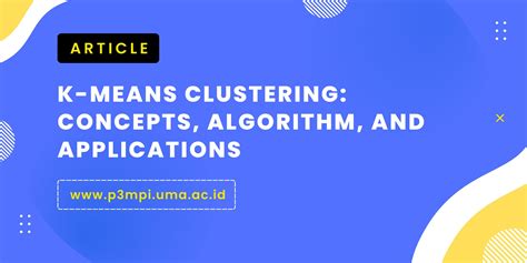 k means clustering concepts algorithm and applications pusat