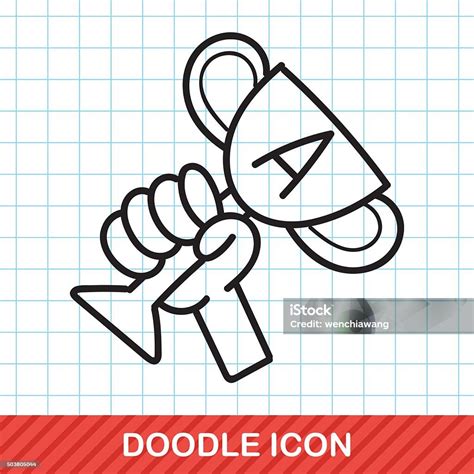 Trophy Doodle Stock Illustration Download Image Now Achievement