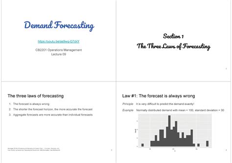 Lecture 09 Slides For Demand Forecasting Demand Forecasting Youtu