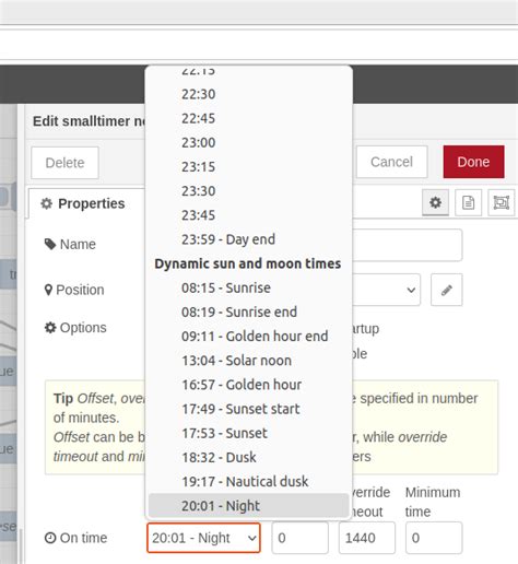 Node Red Small Timer Node Node RED