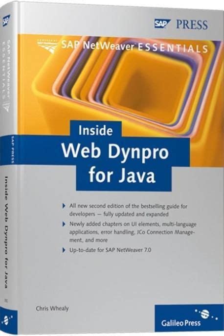 Inside Web Dynpro For Java 2nd Edition Chris Whealy 교보문고