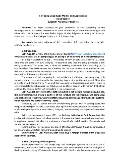 doc soft computing fuzzy models and applications ivan popchev