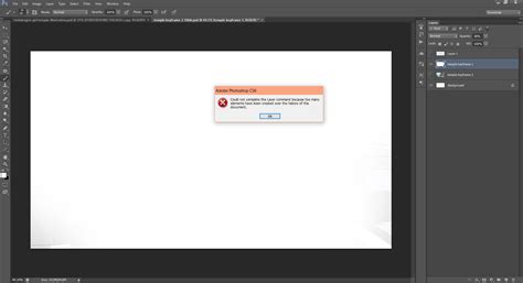 could not complete your request because too many adobe community