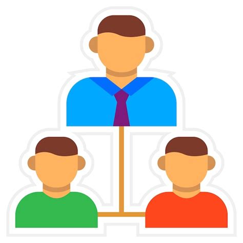 Premium Vector Management Icon