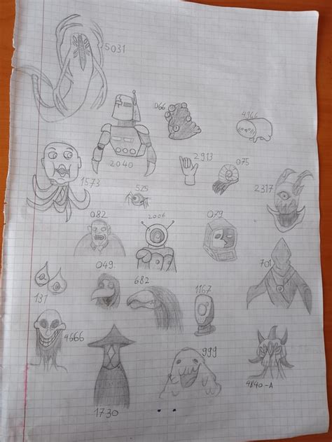 Some Scps I Drew R Scp