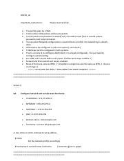 RHCSA V Converted Pdf RHCSA V Important Instructions Please Read Carefully You Will Be