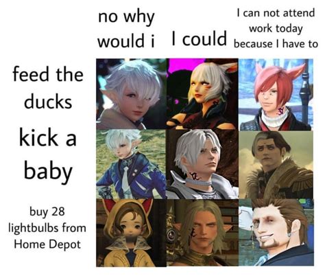 Wake Up New Alignment Chart Dropped R Ffxiv