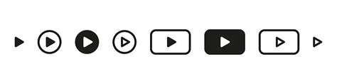 재생 버튼 아이콘 뮤직 비디오 플레이어 아이콘 벡터 일러스트레이션을 재생합니다 흰색 배경에서 격리된 미디어 앱 플레이 배지 시작 누름 버튼에 대한 스톡 벡터 아트 및 기타