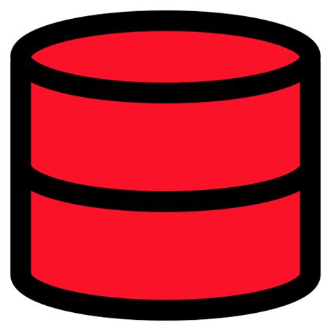 Database Generic Color Lineal Color Icon