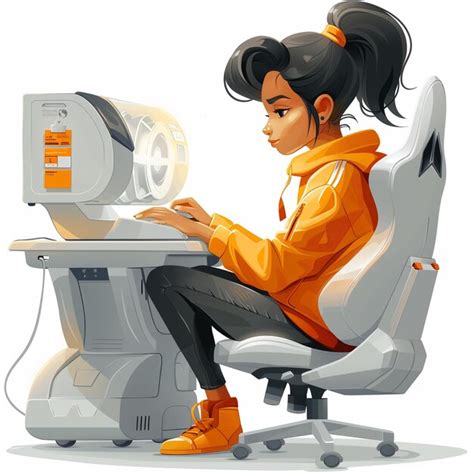 System Administrator Uxui Designer A Illustration Premium Ai