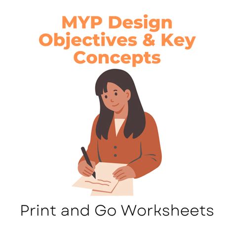 Myp Design Objectives Key Concepts Print And Go Worksheet Myp Design