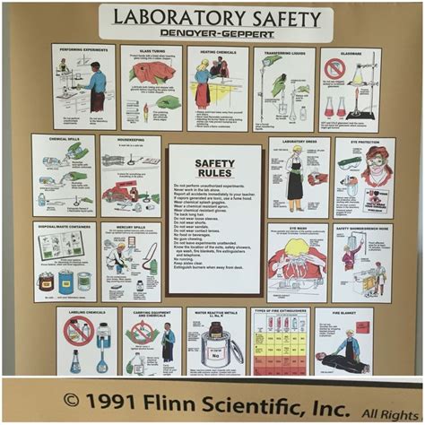 Safety Poster Safety Posters Science Safety Posters Lab Safety Rules