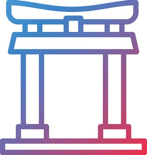 Torii Gate Eps Vector Art At Vecteezy