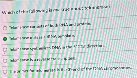 Solved Which Of The Following Is Not True About