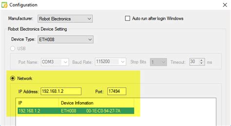 control eth008 with relay timer r8x software serial port tool