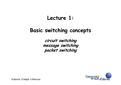01 Switching Concept In Computer Networking Pdf