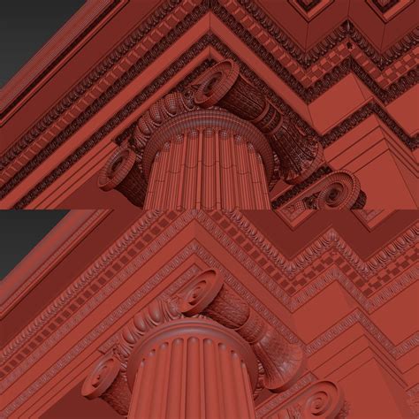 Ionic Order Vignola 3d Model 21 Unknown Max Fbx Obj Free3d