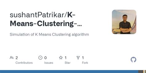 Github Sushantpatrikar K Means Clustering Simulation Simulation Of K Means Clustering Algorithm