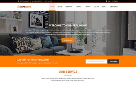 Realhome Real Estate Html5 Responsive Template