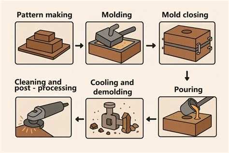 Complete Guide To Sand Casting Principles Process Steps And