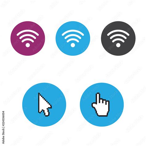 Hand Arrow Web Cursor Vector And Free Wi Fi Icons And Wifi Applications