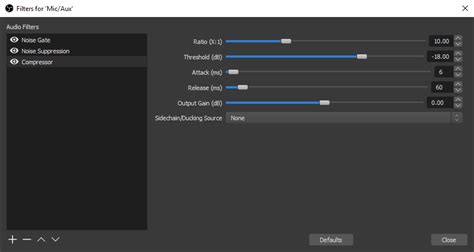 Advanced Mic Settings In OBS Studio Gaming Careers