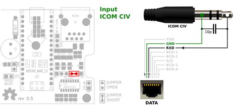 arduino icom band decoder