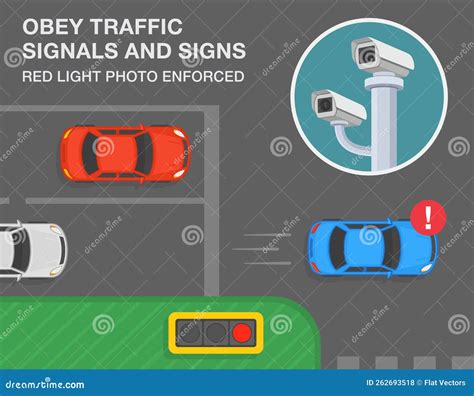 Safe Driving Tips And Traffic Regulation Rules Obey Traffic Signals