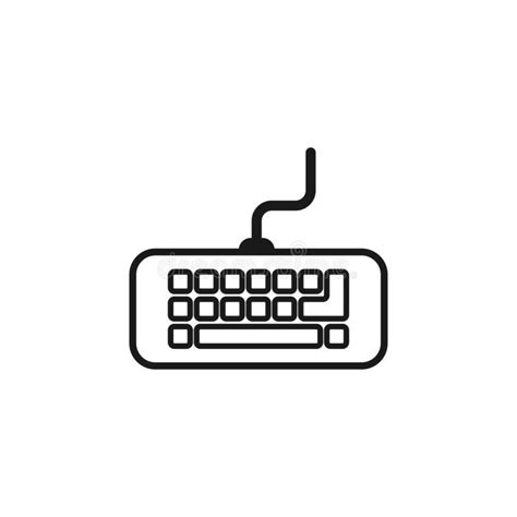 Keyboard Icon Design Template Vector Isolated Stock Vector Illustration Of Display Flat
