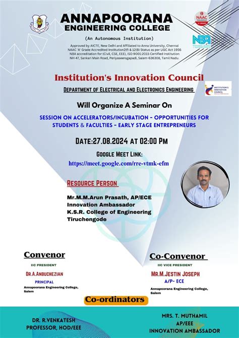 online seminar aec arun prasath m m