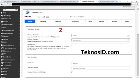 Cara Instal Wordpress Di Cpanel Hosting Syarat Membuat Website Teknosid