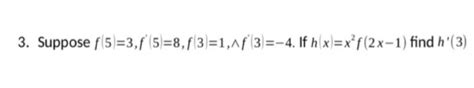 solved suppose f 5 3 f 5 8 f 3 1 f 3 4 ﻿if
