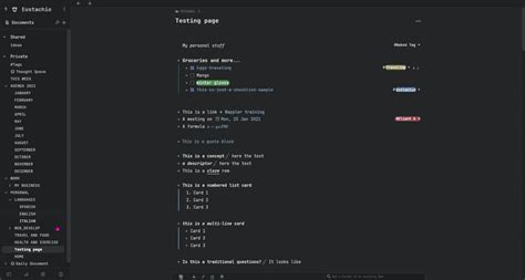 Preview Of New RemNote Dark Theme By Eustachio CSS RemNote