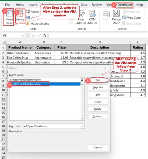 How To Create Powerpoint Slides Automatically From Excel Excel Insider