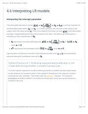 Interpreting Logistic Regression Models For Predicting Blue Eyes Course Hero