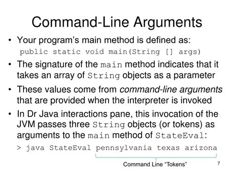 Ppt Mastering Java Basics Arrays Objects Command Line Arguments