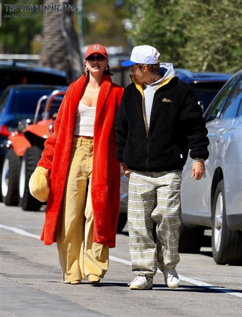 Hailey Bieber Pokies In West Hollywood 10 Photos The Fappening