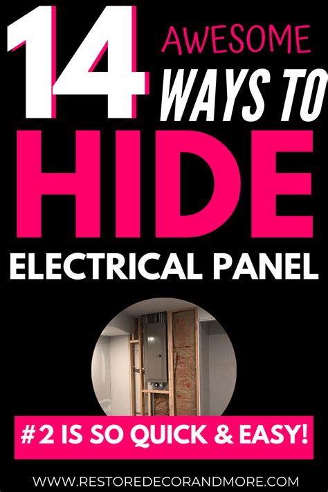 45 Hide Electrical Panel Ideas Hide Electrical Panel Breaker Box